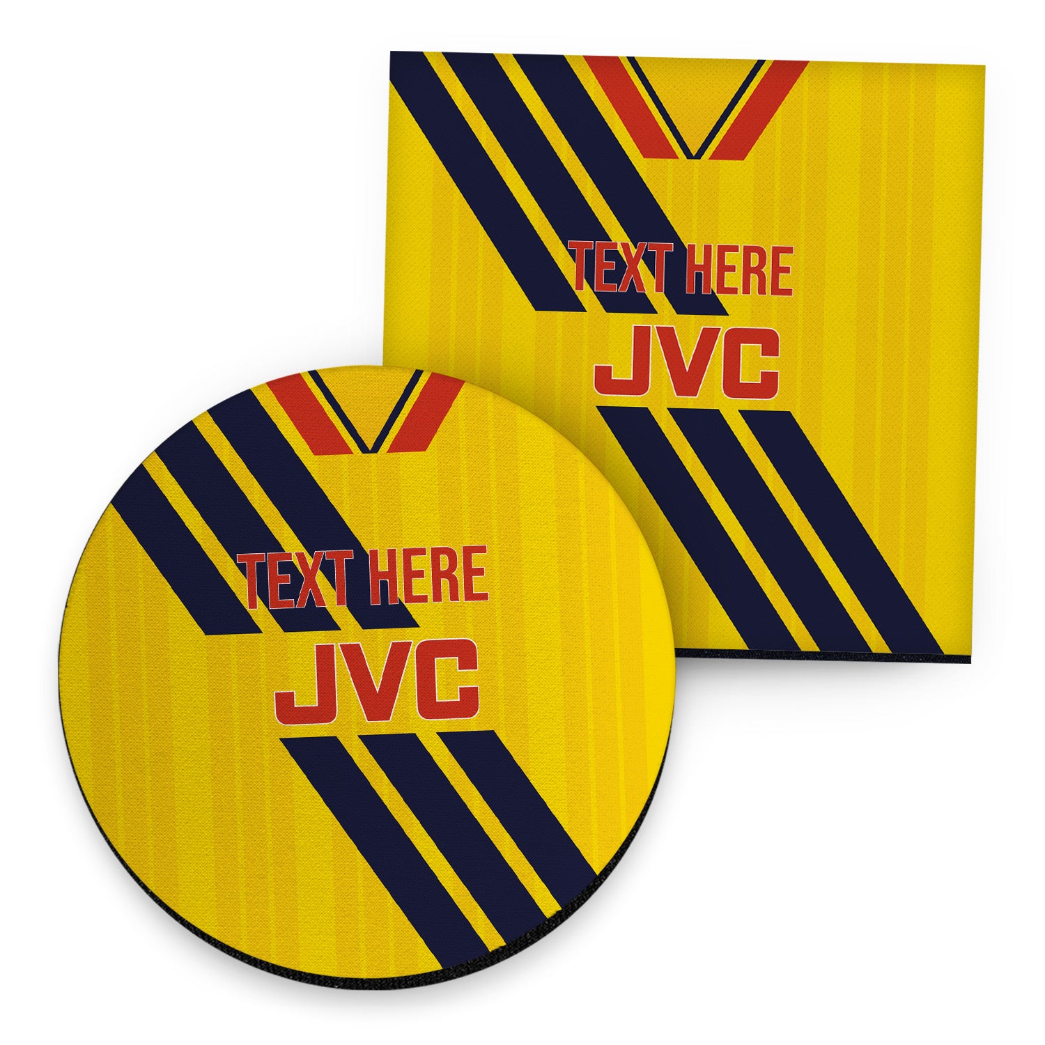 The Gooners 1993 Away Shirt - Personalised Drink Coaster - Square Or C