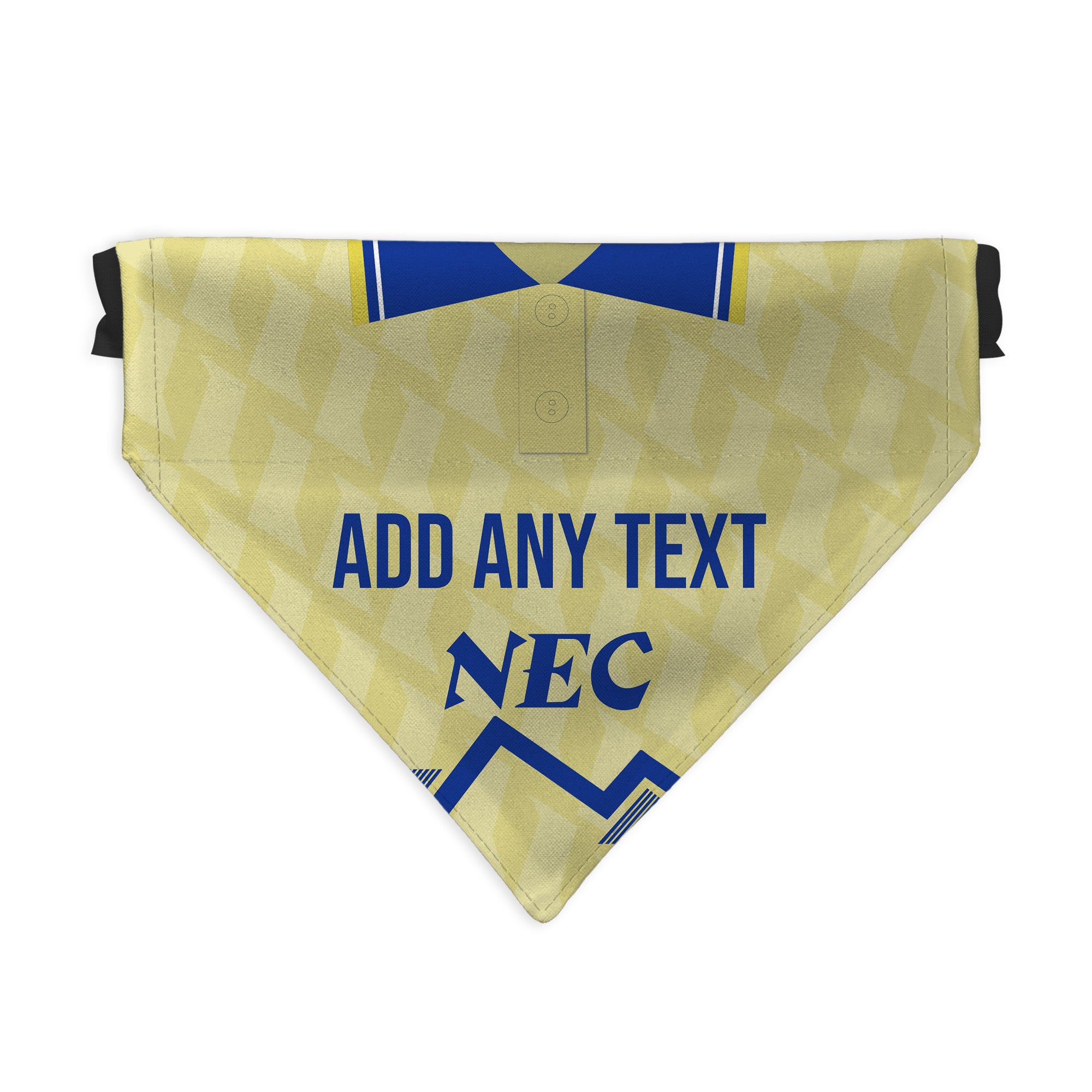 Everton 1990 Away Retro Shirt - Personalised Pet Bandana - 4 Sizes