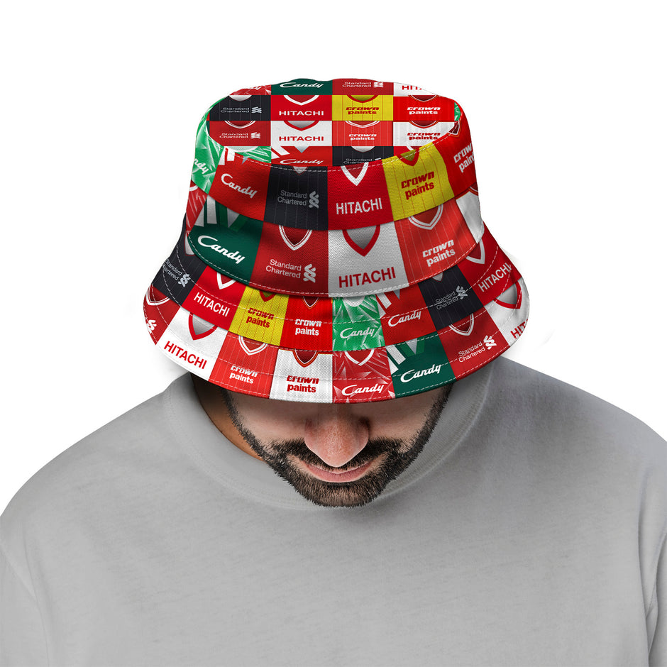 Personalised Football Bucket Hats | Retro Premier League Shirt Designs