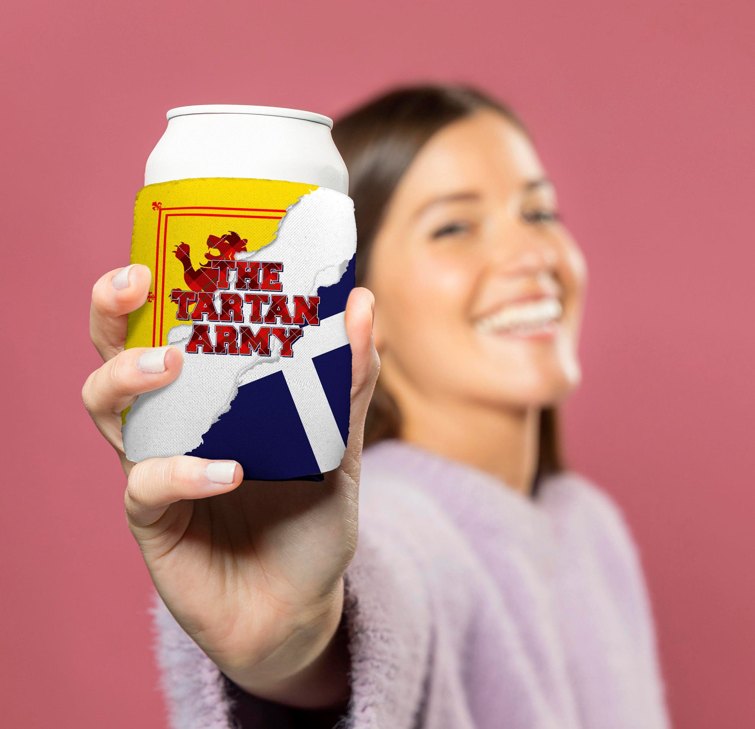 The Tartan Army Rip - Drink Can Cooler