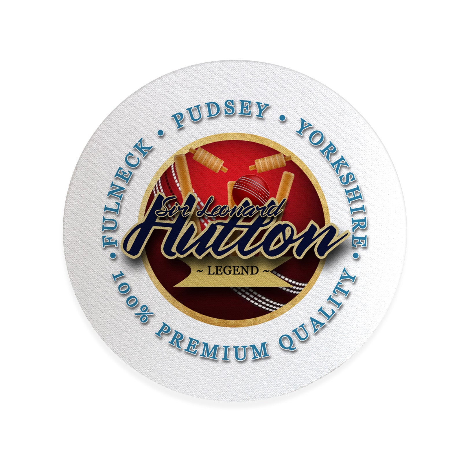 Yorkshire Legend - Cricket Coaster - Circle or Square