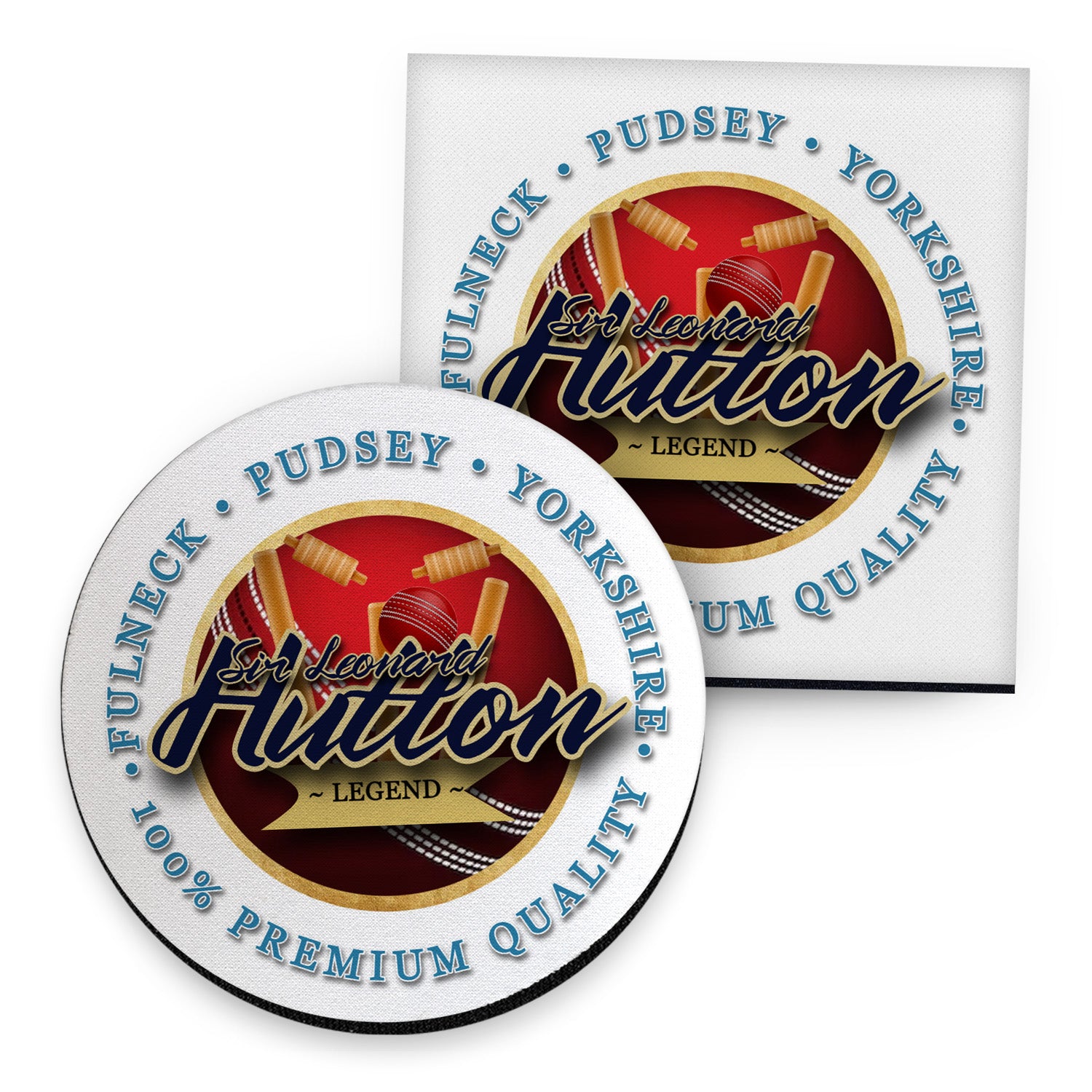 Yorkshire Legend - Cricket Coaster - Circle or Square