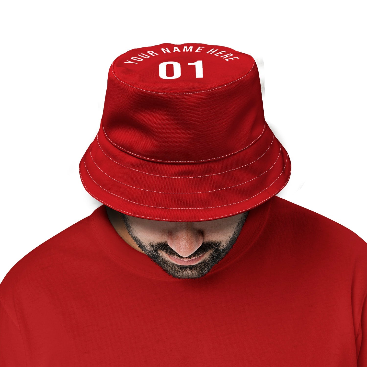 Aberdeen FC 1976 Home - Retro Football Bucket Hat