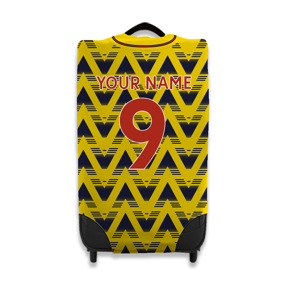 Retro Arsenal FC 1992 Luggage Cover - Personalise Me!