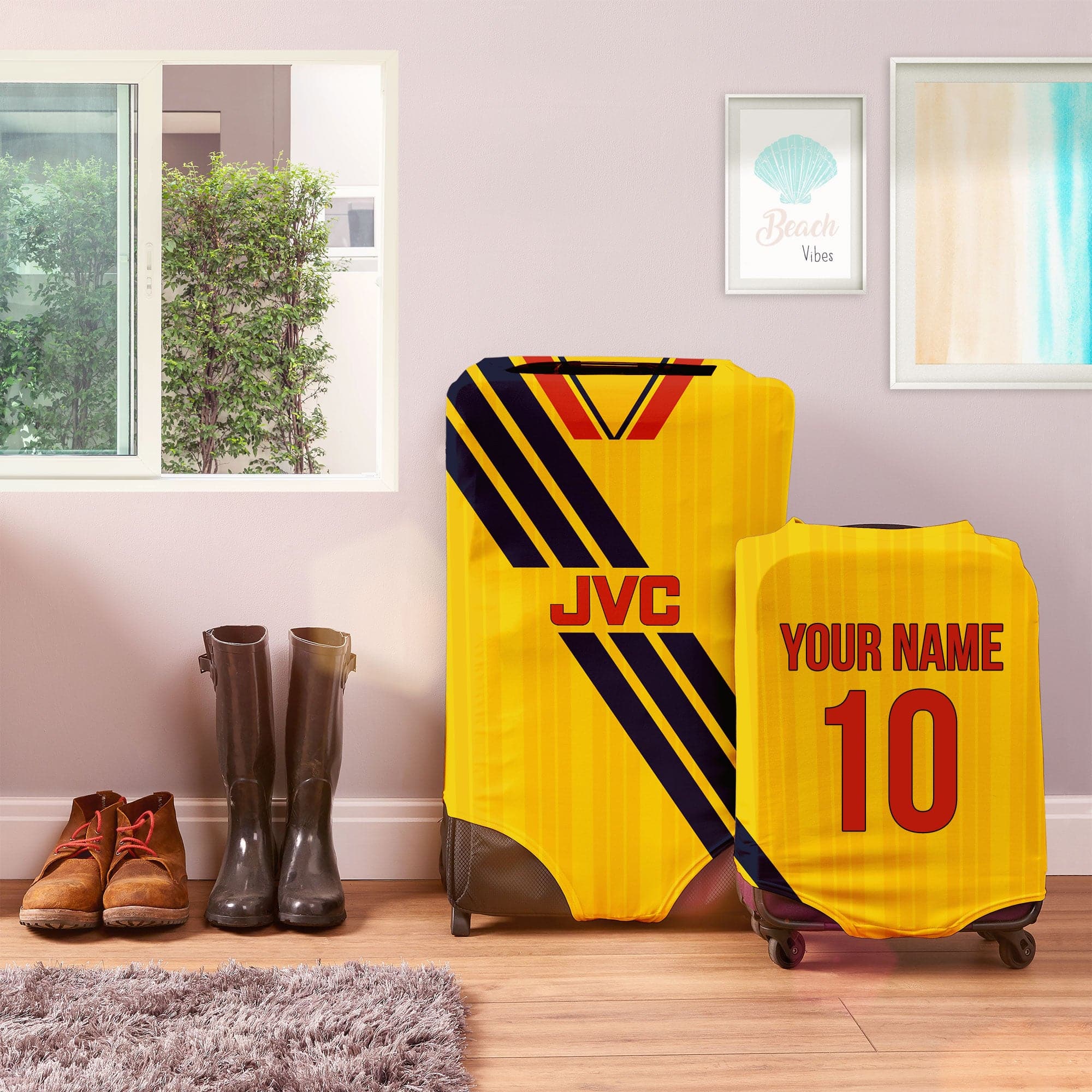 Retro Arsenal FC 1993 Luggage Cover - Personalise Me!
