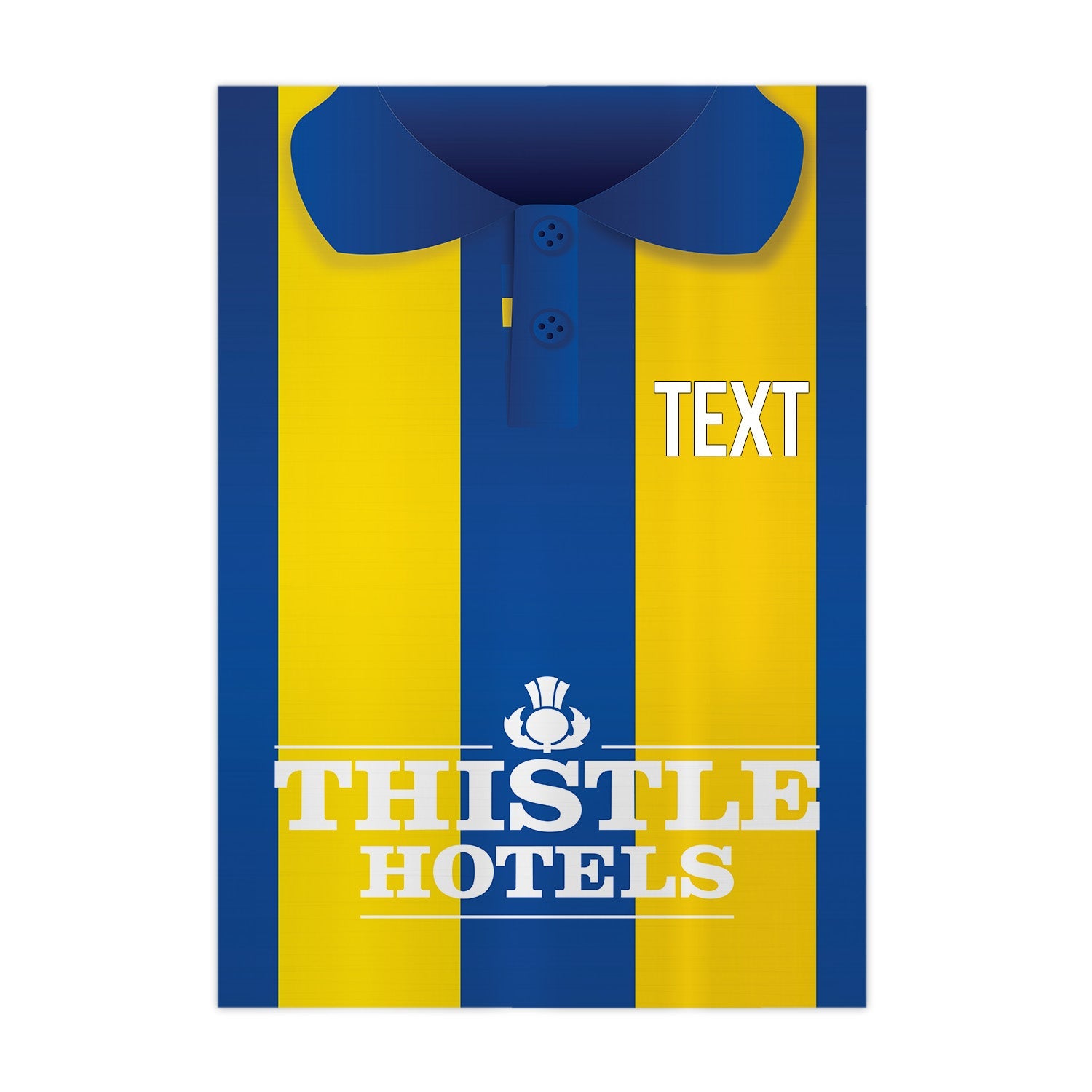 Personalised Leeds 1994 Away Shirt - A4 Metal Sign Plaque - Frame Opti