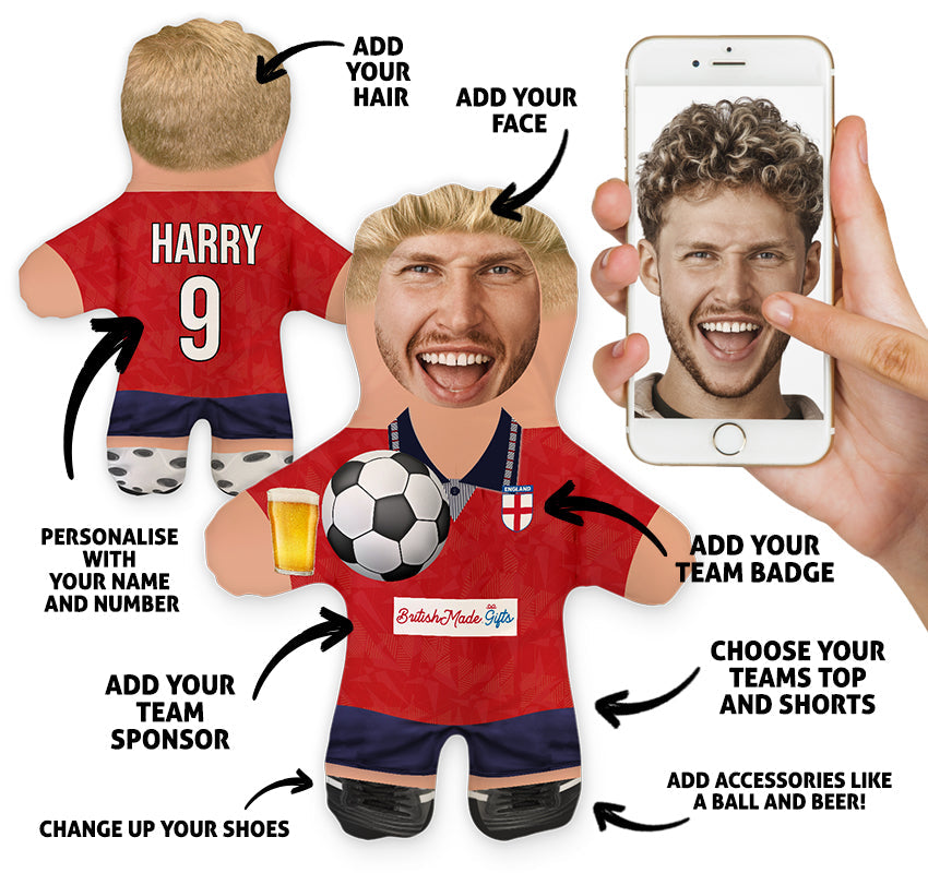 Mini Me™ Official | Personalised Football Gifts - Photo Doll