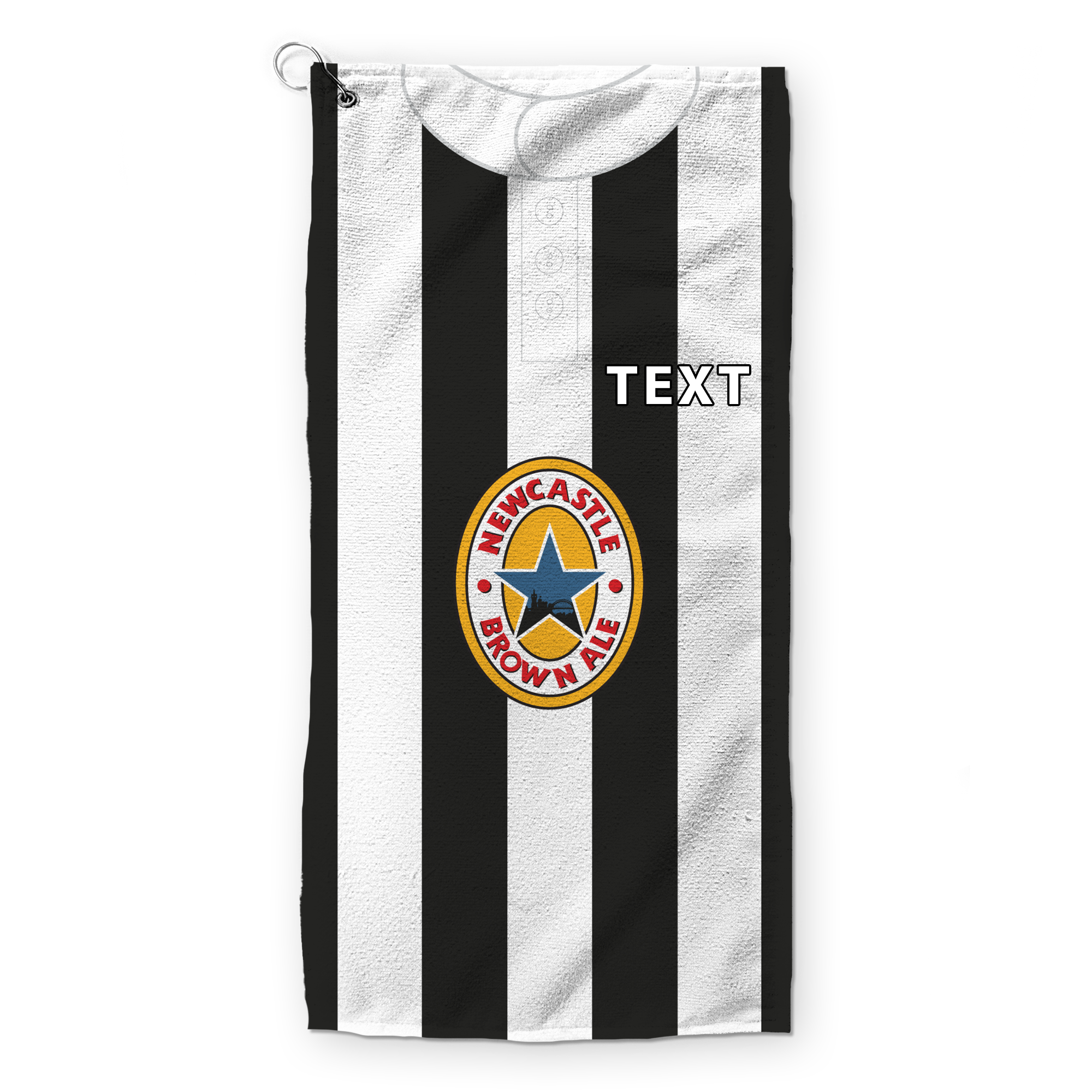 Newcastle Retro Football Shirt Personalised Printed Gifts
