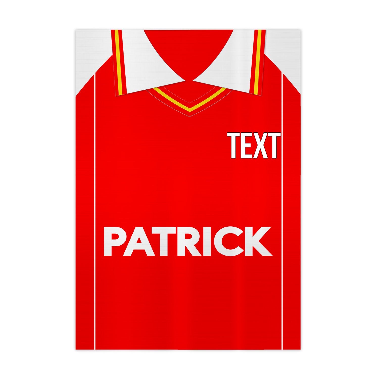 Personalised Rotherham - 1984 Home Shirt - A4 Metal Sign Plaque - Fram